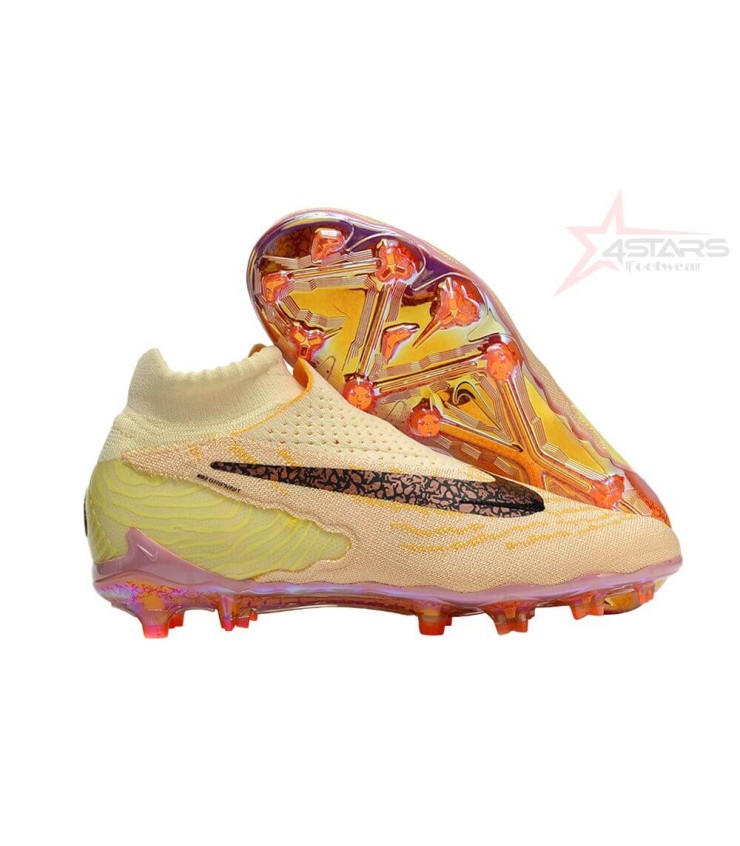 Nike Phantom GX Elite DF AG Artificial Grass Soccer Cleats - Yellow ...